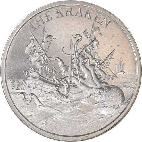 2023-intaglio-mint-1-oz-silver-round-the-kraken - FindBullionPrices.com
