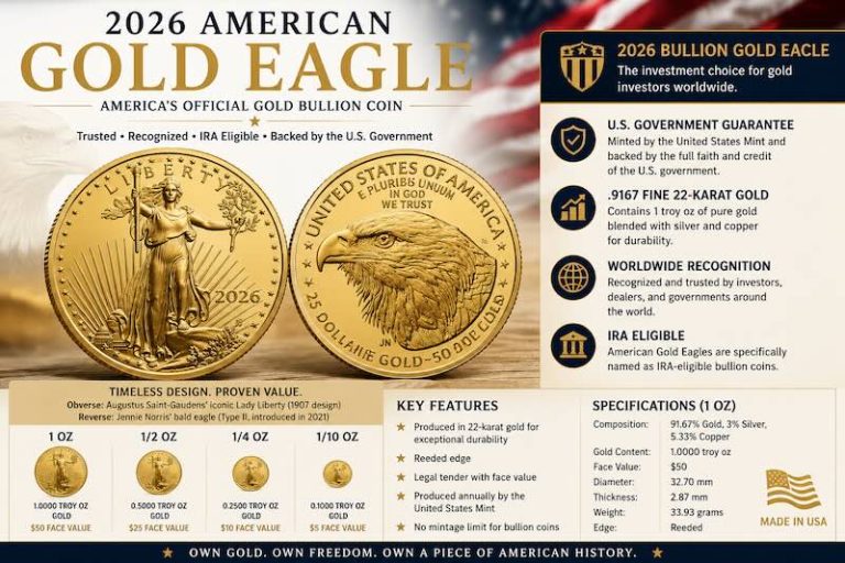 2026 Gold Eagle Semiquincentennial: All Sizes, Specs & Pricing ...