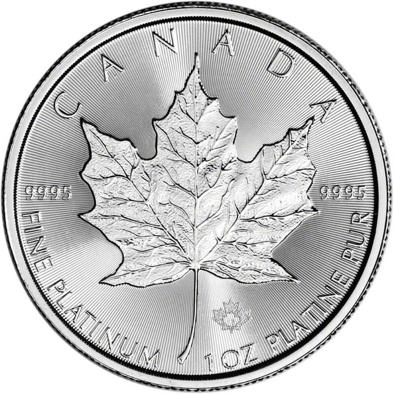 Compare 2024 1 oz Platinum Canadian Maple Leaf Coin dealer prices