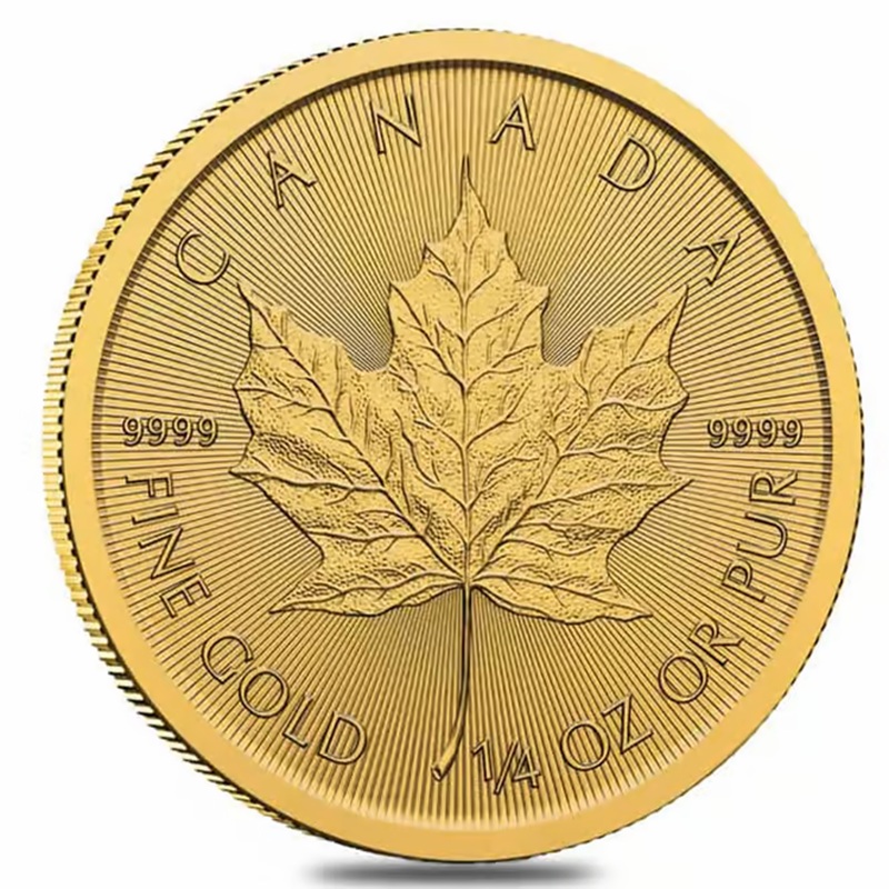 Compare 2026 1/4 oz Canadian Gold Maple Leaf dealer prices