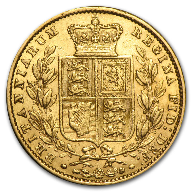 Compare prices of Gold Sovereign Victoria Shield from online dealers