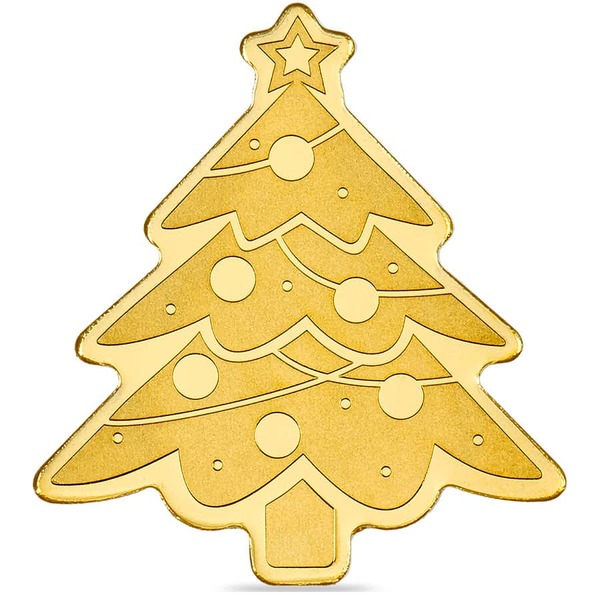 Compare prices of 1/2 gram Gold Christmas Tree Coin Palau .9999 Fine ...